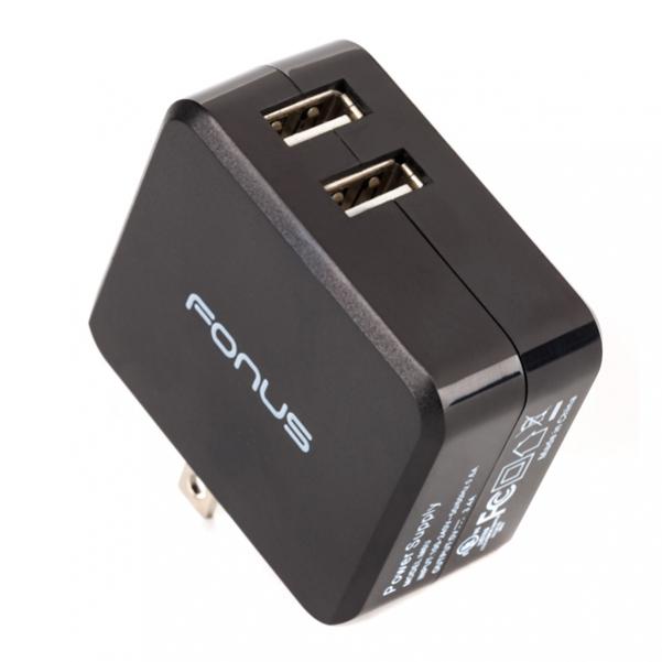 17W 3.4 AMP 2-PORT RAPID USB HOME WALL AC CHARGER POWER ADAPTER For ...
